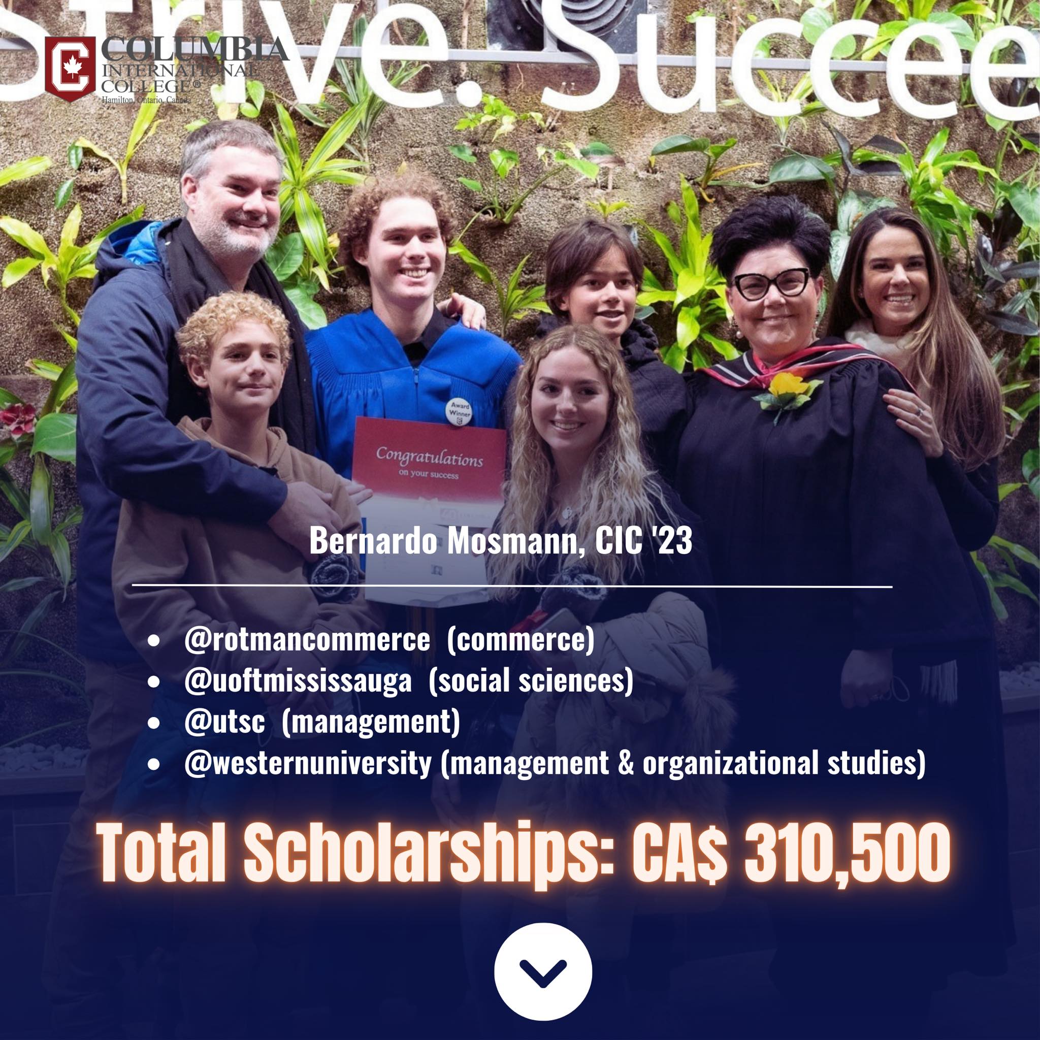 CIC Student Landed Offers from Top Business Schools and Over $310K in Scholarships – Columbia ...